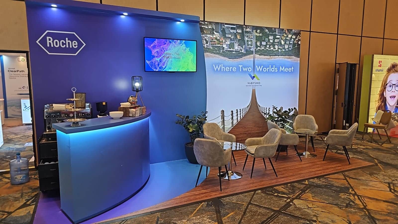 LED Booth for Roche | BY Productions